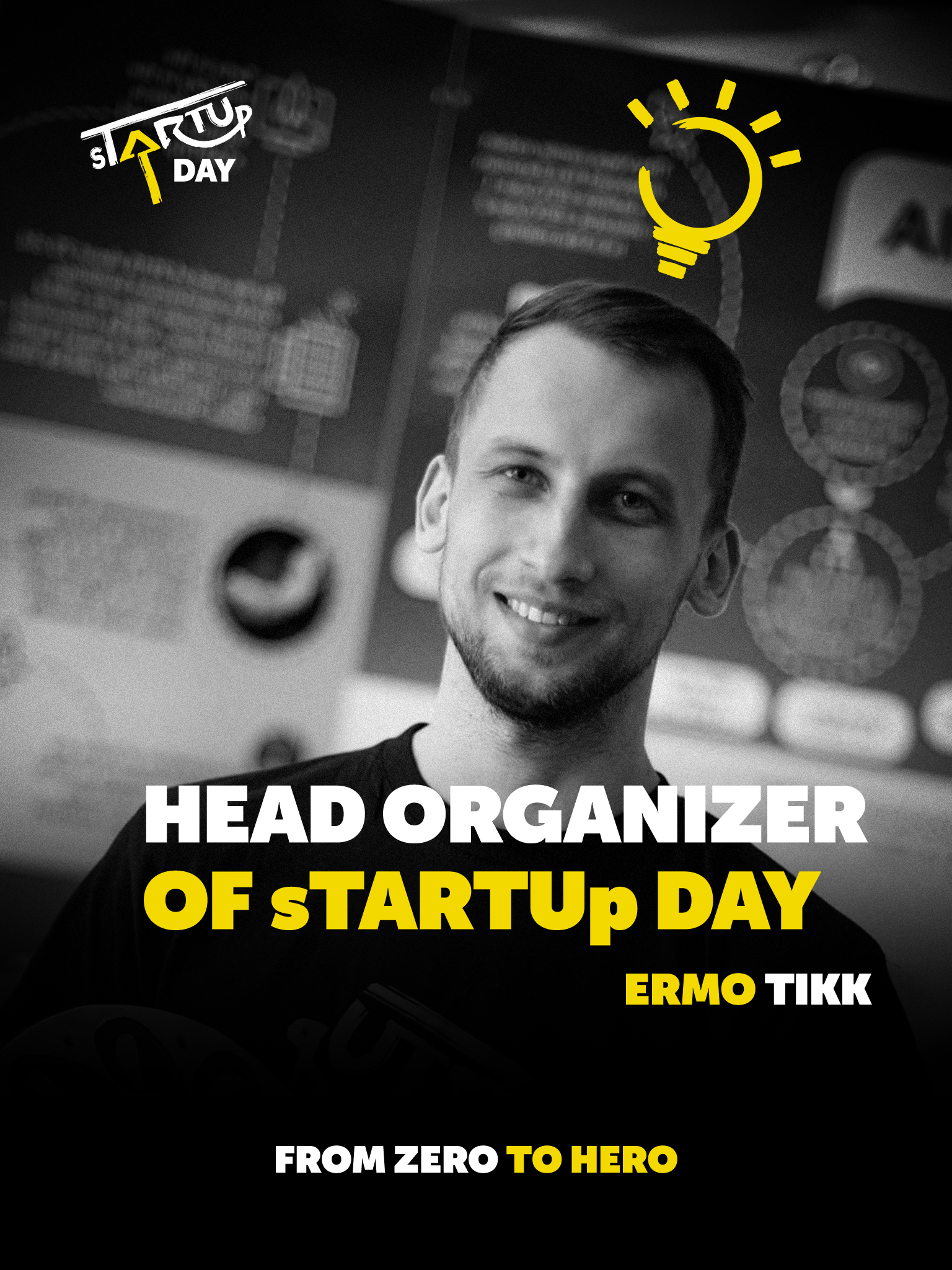 Hero of the Week: Ermo Tikk, Head Organizer of sTARTUp Day — sTARTUp ...